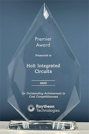 Holt IC- Holt Awarded Raytheon Technologies Premier Award